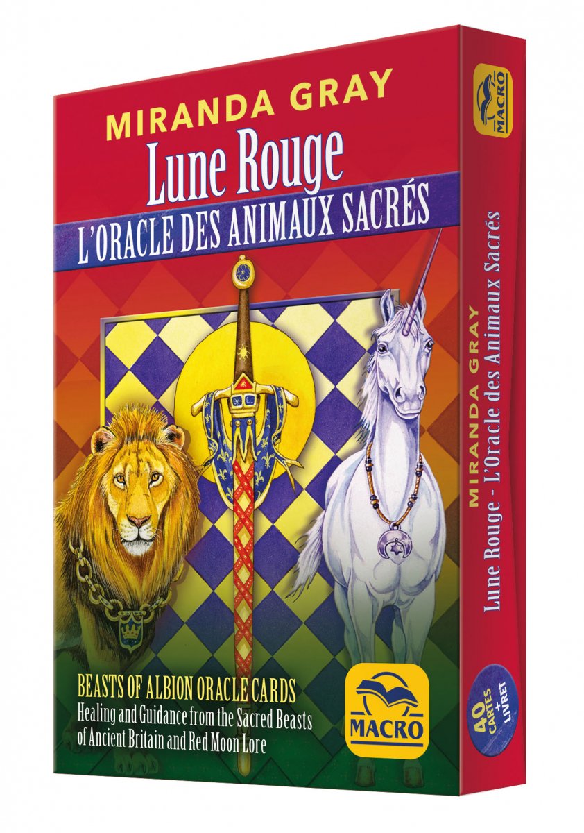 Lune Rouge. L'oracle des animaux sacrés. - Cartes Cofanetto - 10,2 x 15 ...